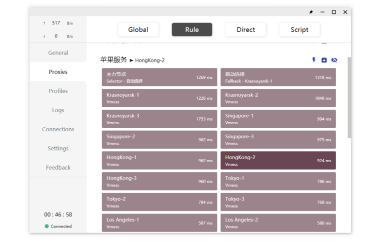 Clash,横跨Mac,Windows和安卓的优秀代理工具！ | 坚果极客